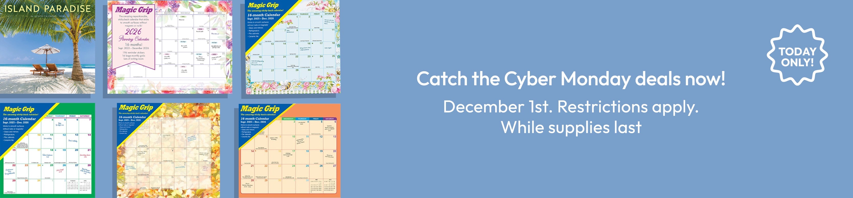 Cyber Monday Calendar Deals