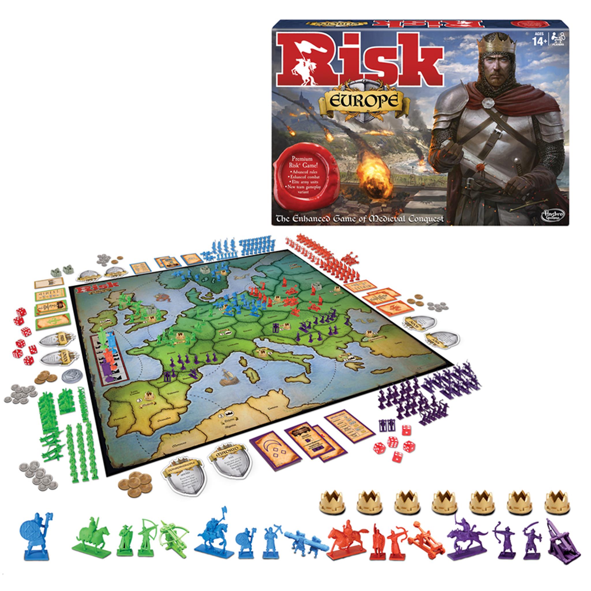 714043012325 Risk Europe Hasbro Gaming - Calendar Club