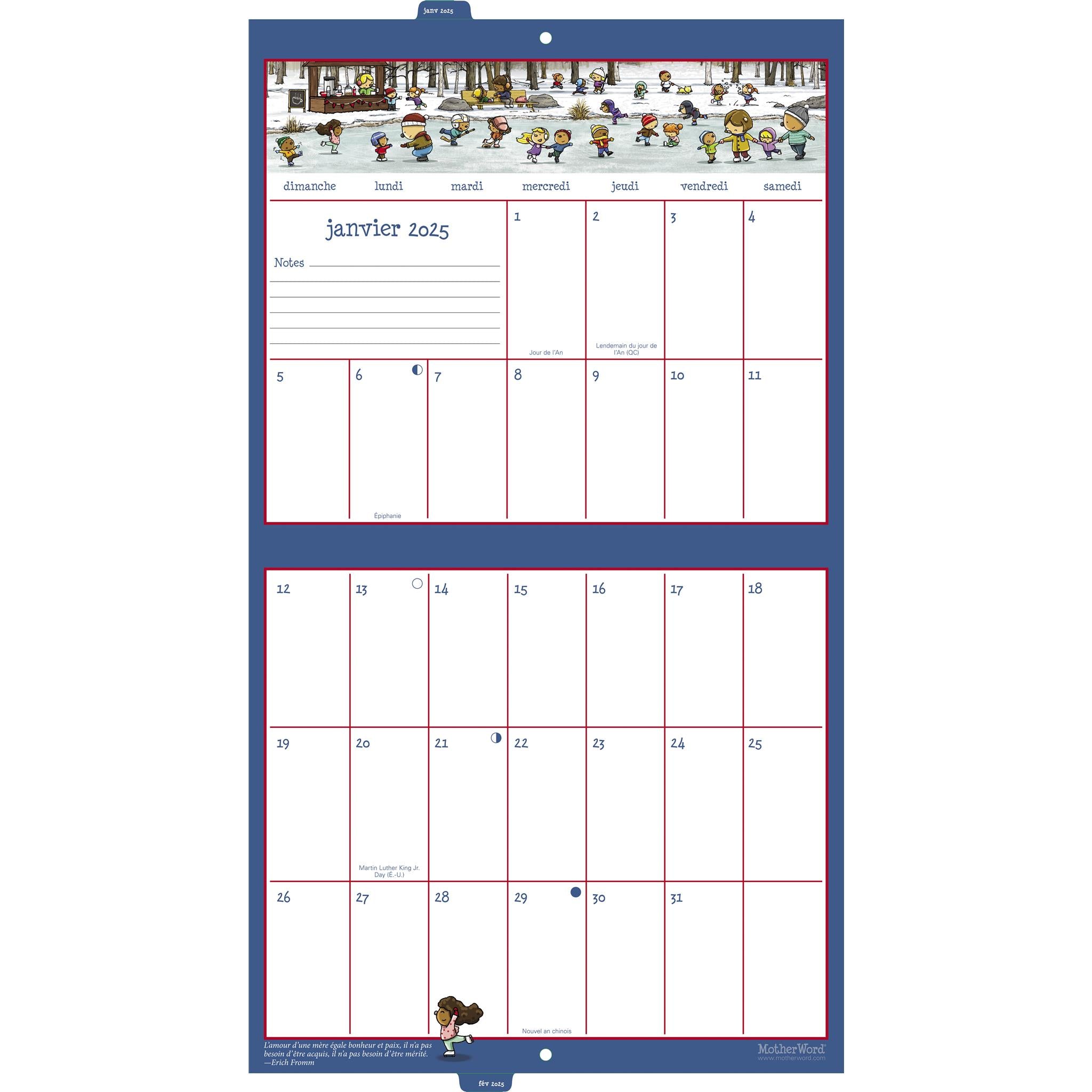 Shop French and Bilingual Calendars | Calendar Club