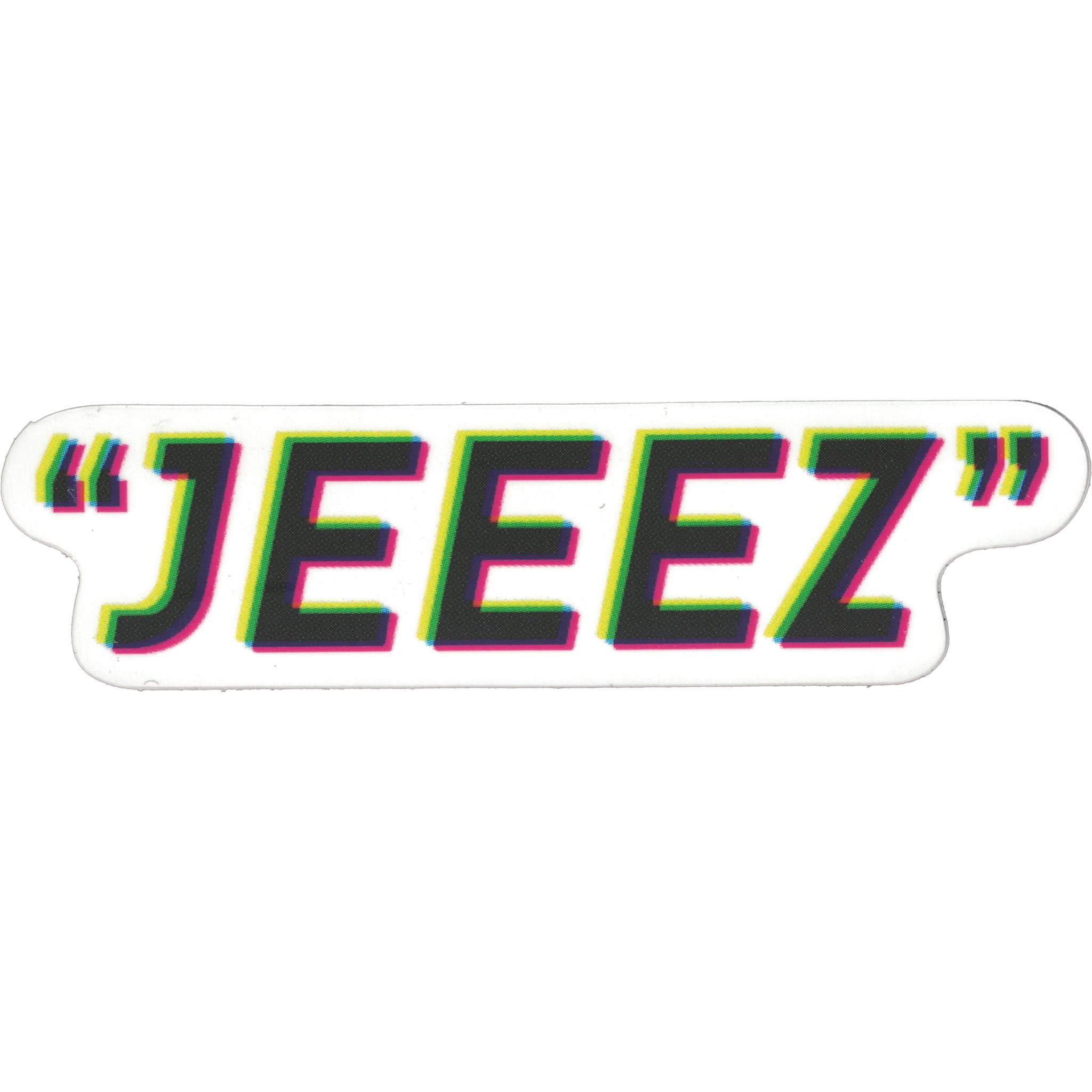 JEEEZ Vinyl Sticker by | Calendar Club