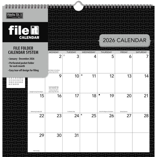 2026 Pocket Style Calendars | Calendar Club of Canada