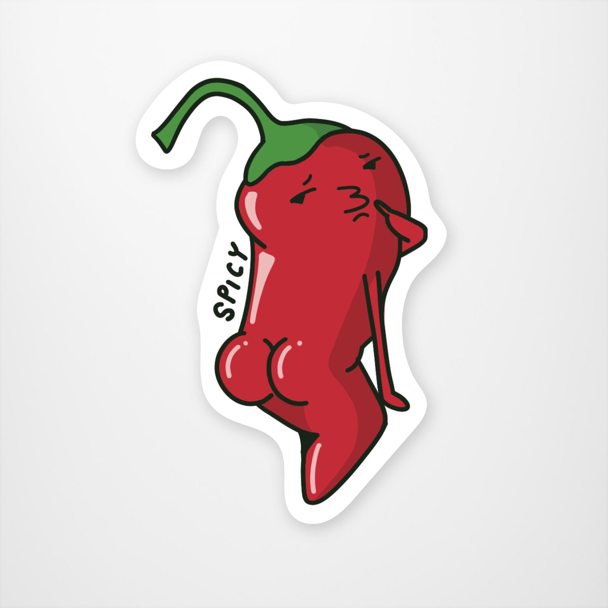 Spicy Pepper Vinyl Sticker