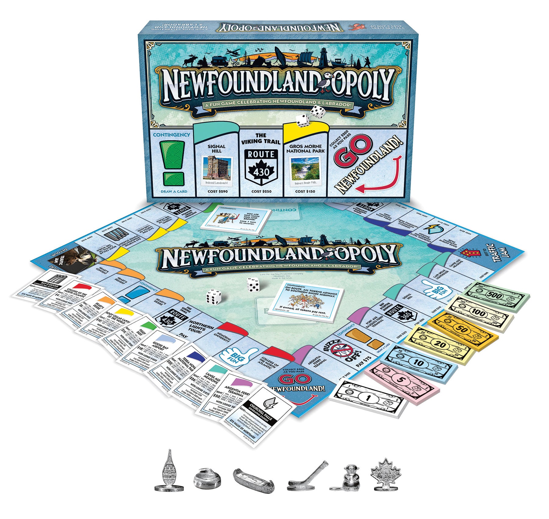 625012143912 Newfoundland Opoly by Outset Media - Calendar Club