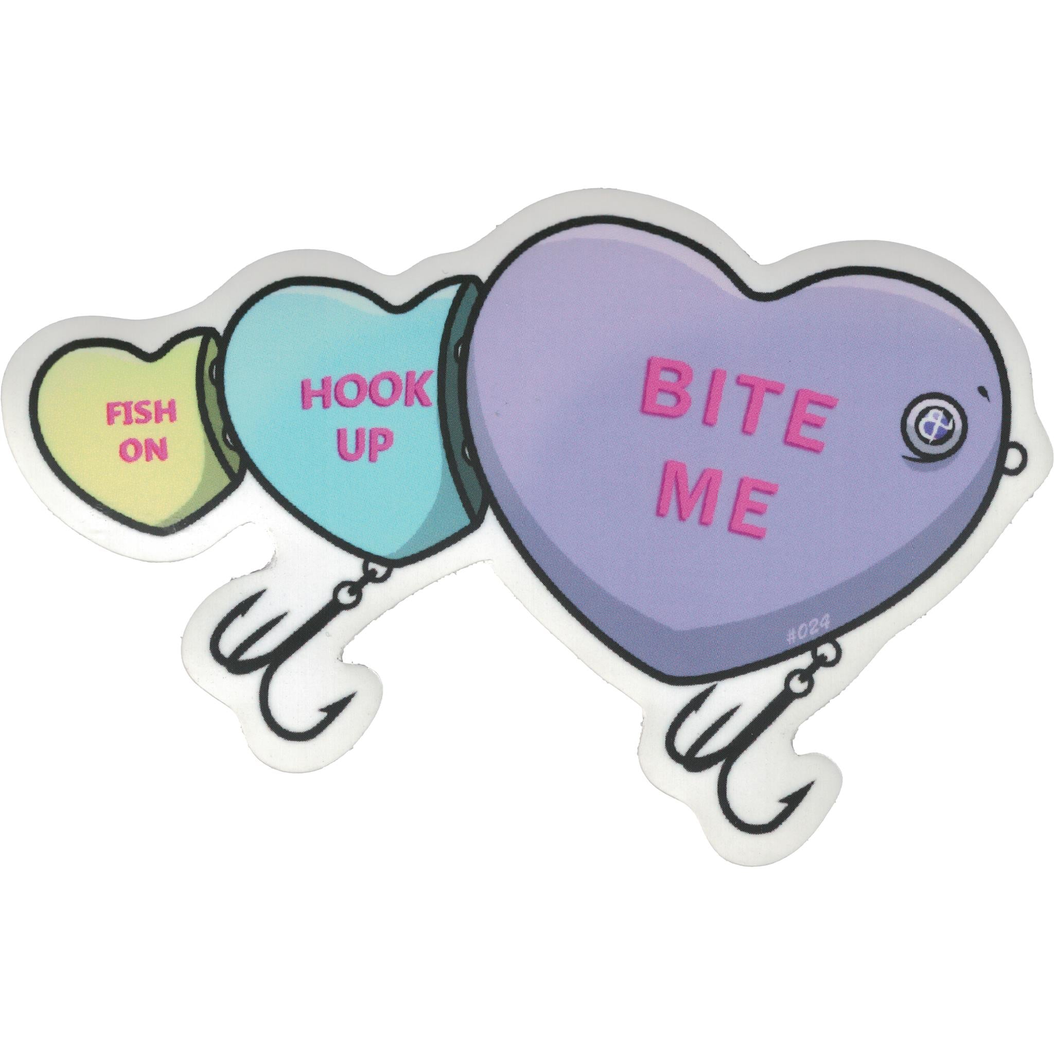 Bite Me Hook Up Fish On by StickerYou | Calendar Club