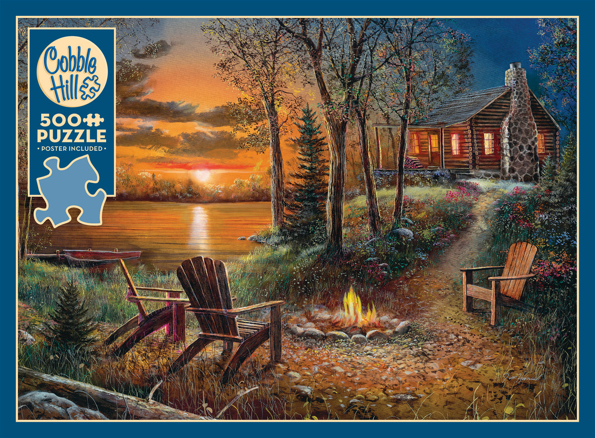 625012450669 Fireside Jigsaw Puzzle (500 Piece) by Cobble Hill ...