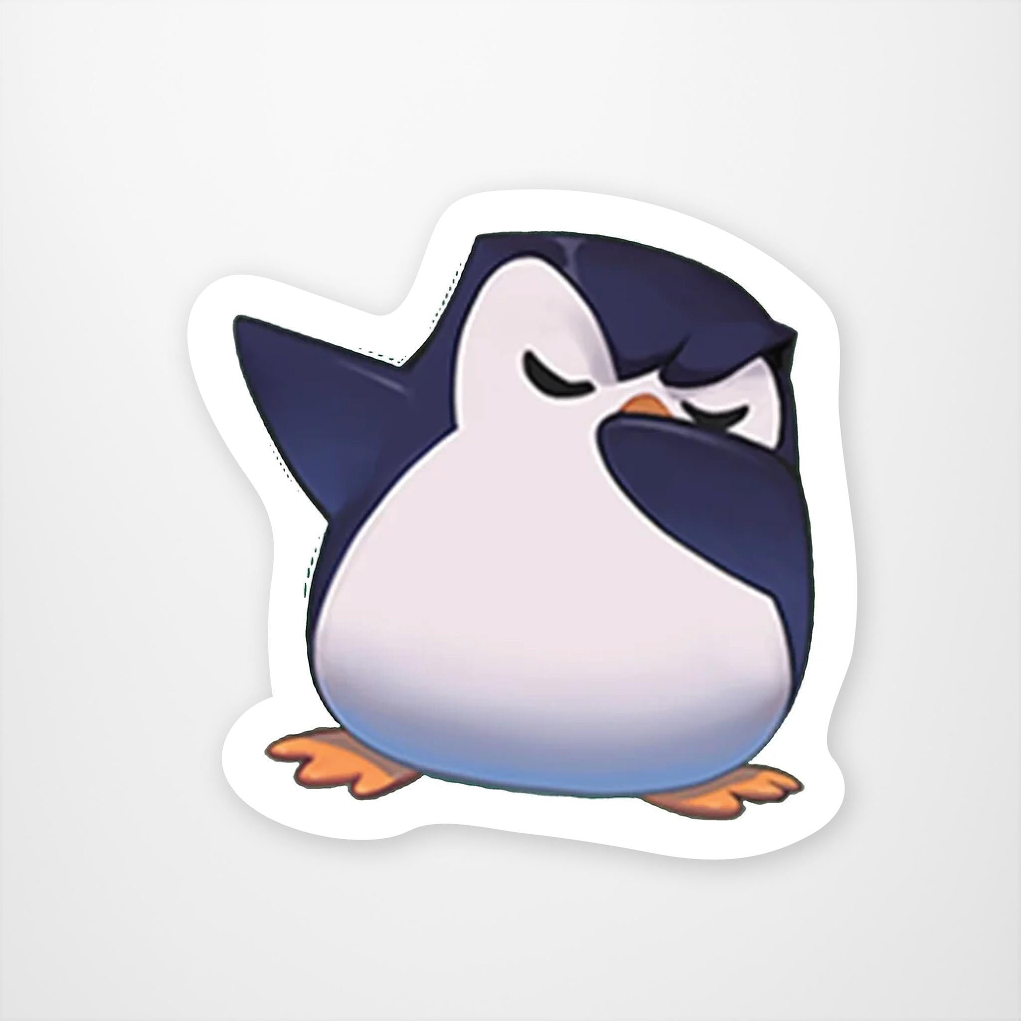 Dabbing Penguin Vinyl Sticker by | Calendar Club
