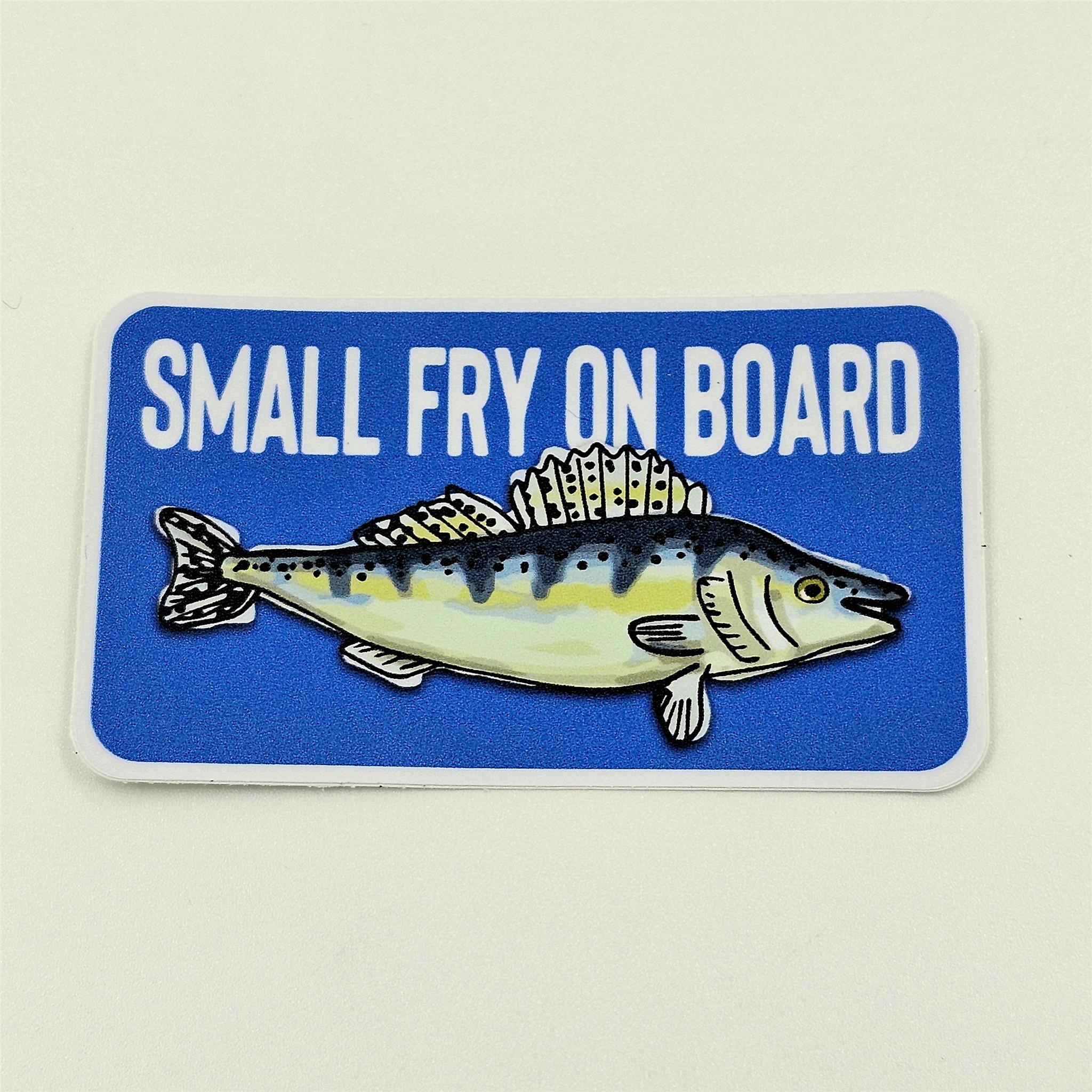 Small Fry On Board Vinyl Sticker by | Calendar Club