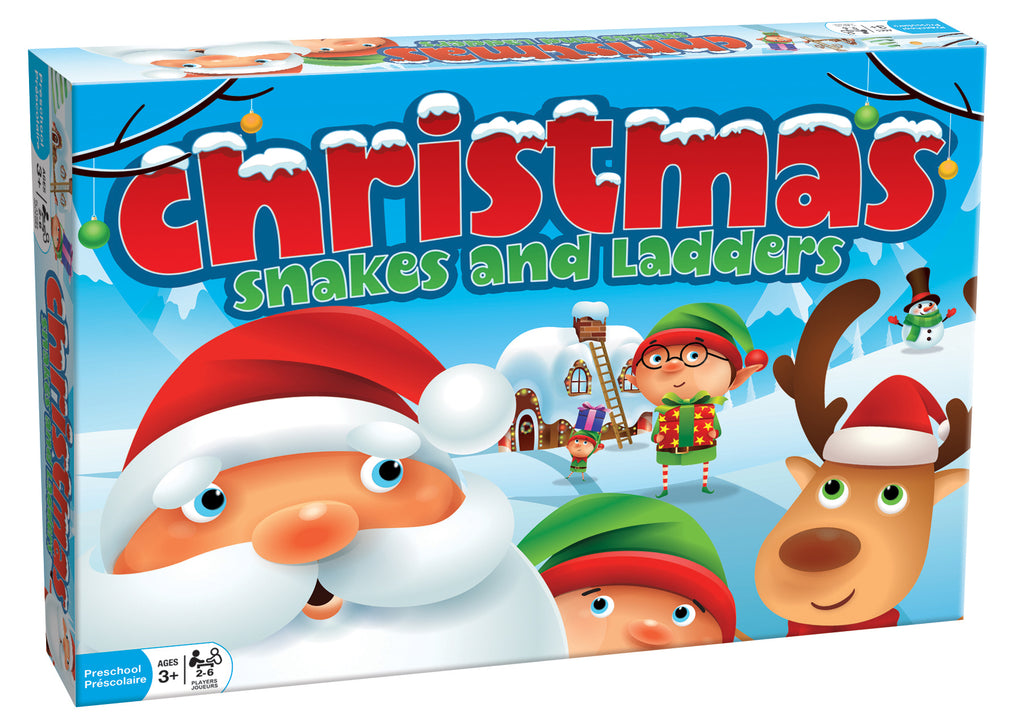 625012192385 Christmas Snakes and Ladders by Outset Media - Calendar Club