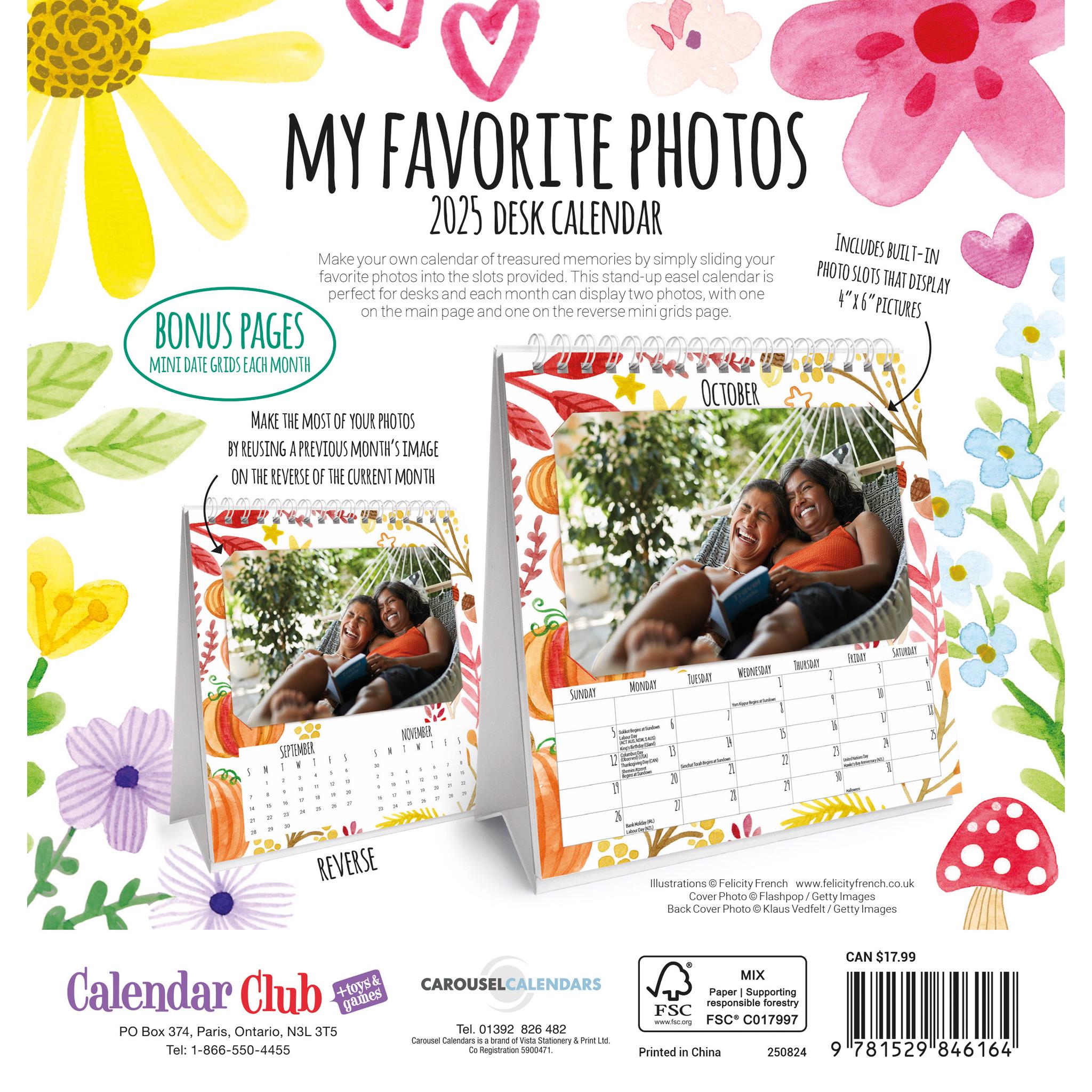 2025 Special Format Calendars | Calendar Club of Canada