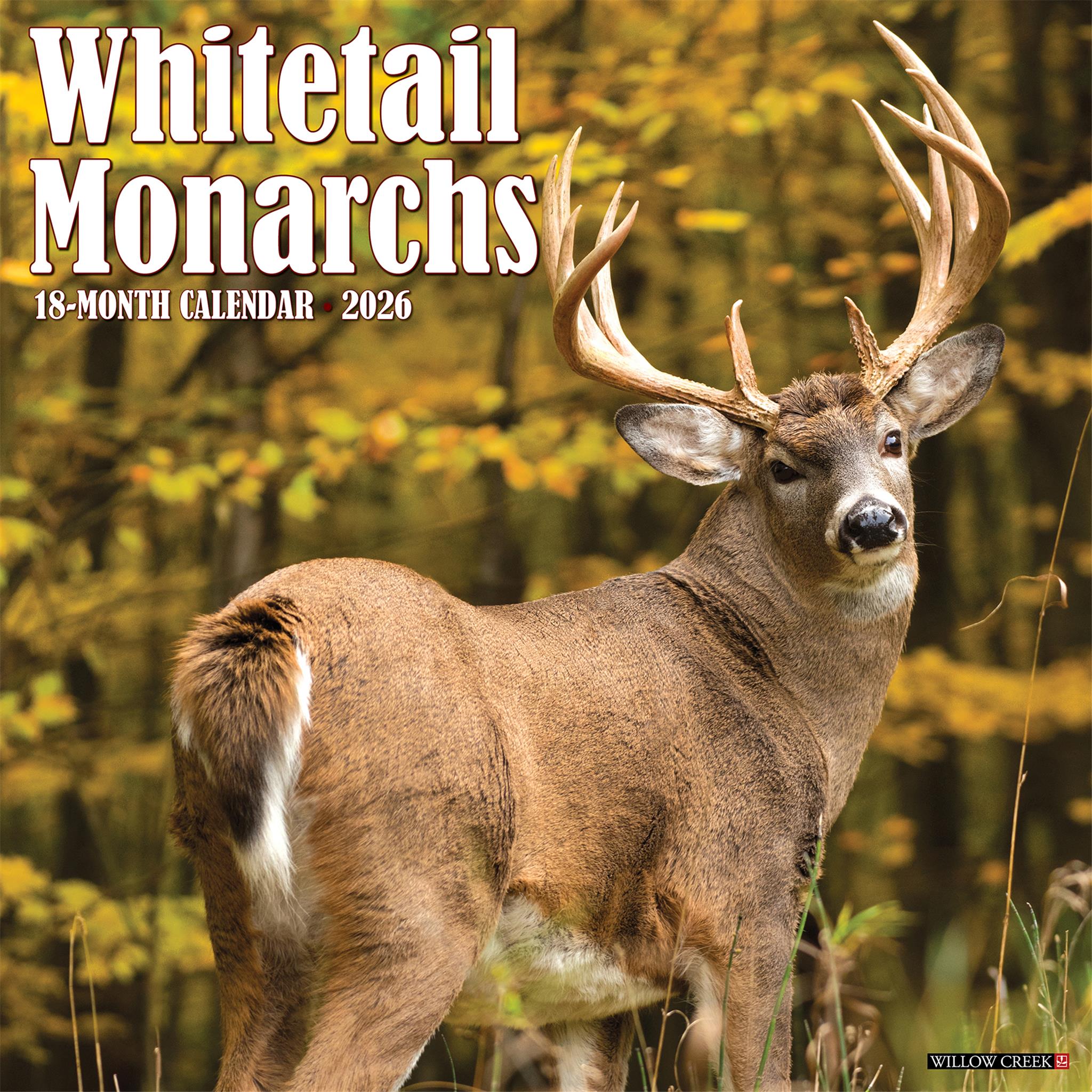 Whitetail Monarchs 2026 Wall Calendar