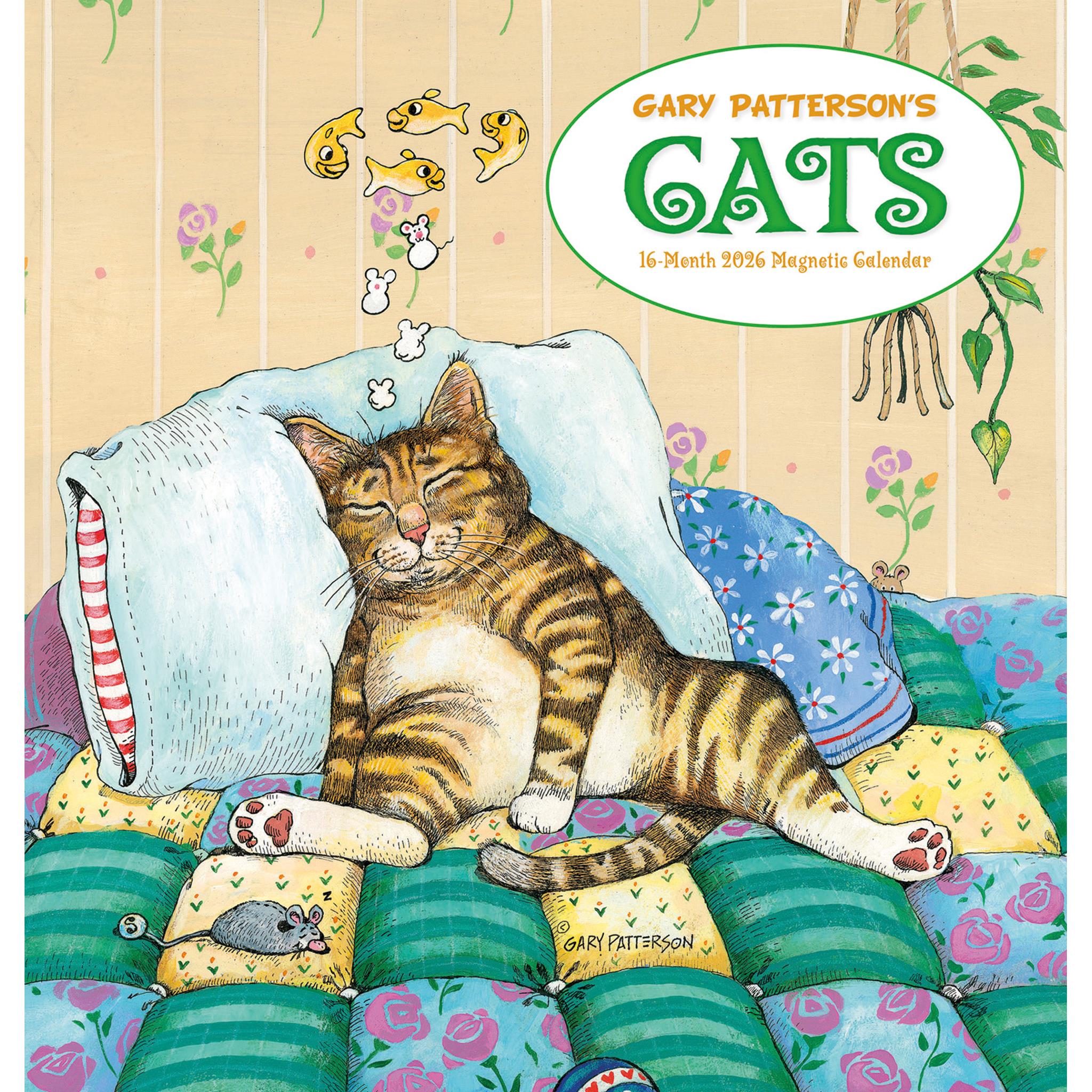 Gary Patterson Cat Calendar 2026 - Funny Cat Art