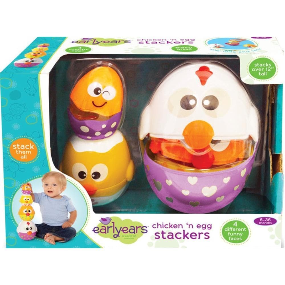 '020373002937 Chicken and Egg Stackers Epoch Everlasting Pl - Calendar Club